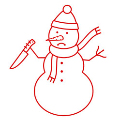 Angry Snowman Cartoon Vector Images (over 160)