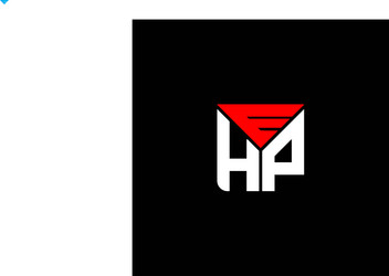 Ehp letter logo creative design with graphic Vector Image
