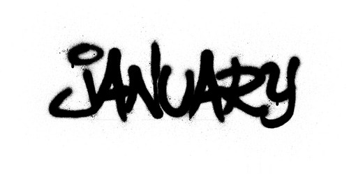 January Word Vector Images (over 2,800)