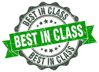 Best in class stamp sign seal Royalty Free Vector Image