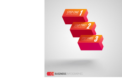 Abstract geometric infographics Royalty Free Vector Image