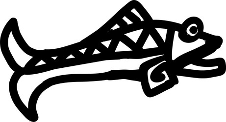 Fish Drawing Aztec Vector Images (86)