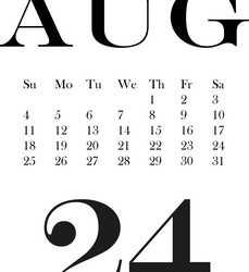 Jan calendar Royalty Free Vector Image - VectorStock