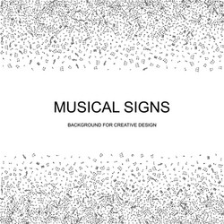 Music notes background Royalty Free Vector Image