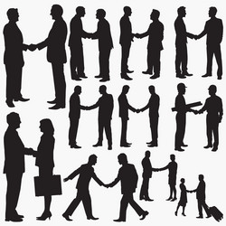 Shaking Hands Outline Vector Images (over 3,700)