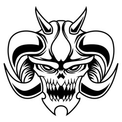 Devil inferno mascot logo e-sport of demon Vector Image