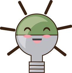 Bulb energy cartoon Royalty Free Vector Image - VectorStock