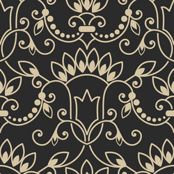 Classical ornate seamless pattern background Vector Image