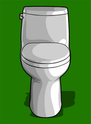 Toilet bathroom template for graphic design Vector Image