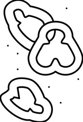 Capsicum Outline Vector Images (over 800)