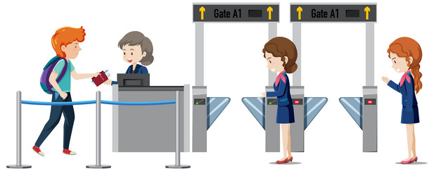 Boarding Gate Vector Images (over 7,300)