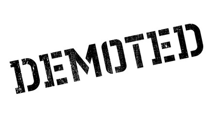 Demoted rubber stamp Royalty Free Vector Image
