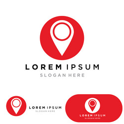 Map logo location Royalty Free Vector Image - VectorStock
