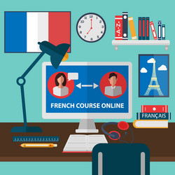 Learning French Vector Images (over 1,400)