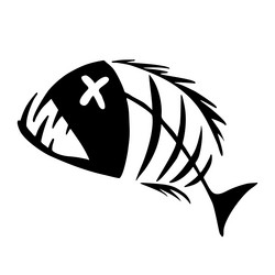 Scary Fish Skeleton Vector Images (over 230)