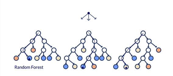 Diagram of machine learning mechanics - decision Vector Image Diagram of machine learning mechanics - decision Vector Image