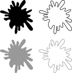 Paint Splat Outline Vector Images (over 990)