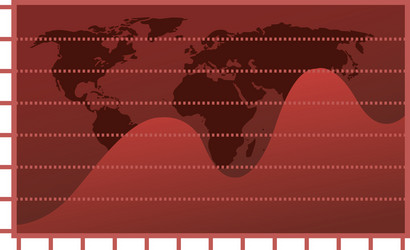 Infographic template statistics with earth planet Vector Image