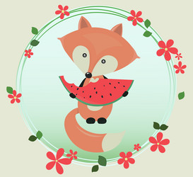Fox Eating Vector Images (over 160)