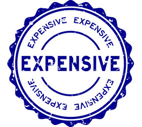 Grunge blue past due word rubber seal stamp Vector Image