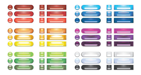 Rainbow Button Vector Images (over 6,600)