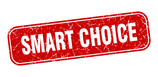 Smart choice stamp label round Royalty Free Vector Image