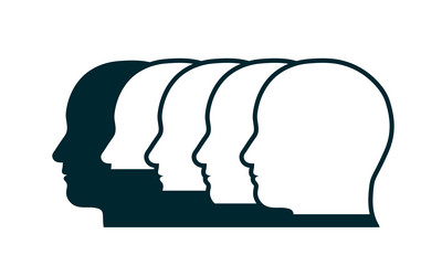 Forgetting curve ebbinghaus graphic depicting Vector Image