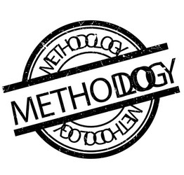 Methodology rubber stamp Royalty Free Vector Image