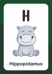 Hippo Flashcard Vector Images (65)