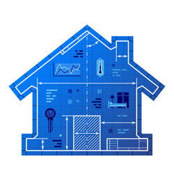 House Blueprint Symbols Vector Images (over 4,700)