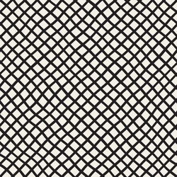Hand drawn line lattice seamless black Royalty Free Vector