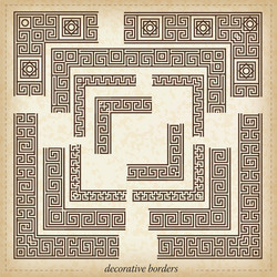 Maze border Royalty Free Vector Image - VectorStock
