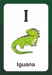 Alphabet Letter I and Iguana Vector Images (over 130)