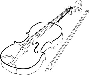 Violin Royalty Free Vector Image - VectorStock