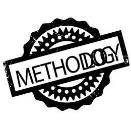 Methodology rubber stamp Royalty Free Vector Image