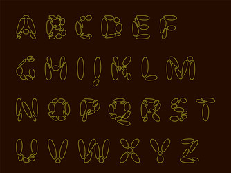 Alphabet Letters Outline Vector Images (over 44,000)