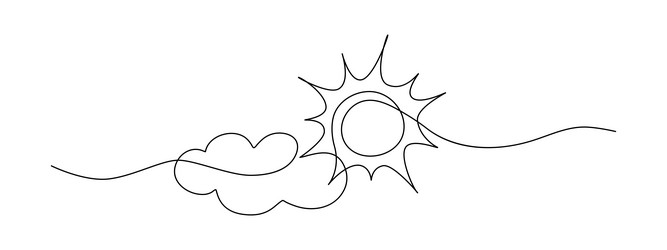 Sun Line Drawing Vector Images (over 21,000)