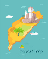 Taiwan Map Cartoon Vector Images (35)