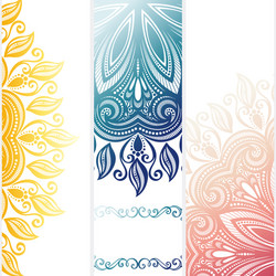 Set of patterned banners Royalty Free Vector Image