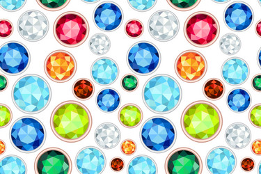 Crystal seamless pattern Royalty Free Vector Image