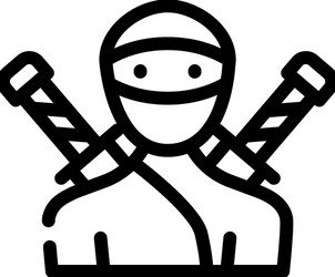 Ninja Outline Vector Images (over 2,600)