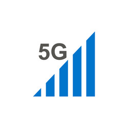 5g internet network logo Royalty Free Vector Image
