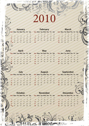 2010 Calendar Vector Images (99)