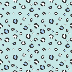 Pastel cheetah print leopard pattern animal Vector Image
