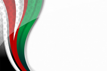 Uae flag background Royalty Free Vector Image - VectorStock