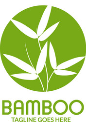 Bamboo logo Royalty Free Vector Image - VectorStock