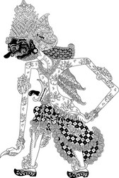 Batara indra Royalty Free Vector Image - VectorStock