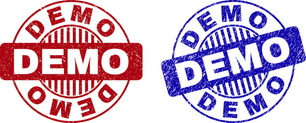 Demo Rubber Stamp Vector Images (over 1,000)