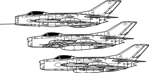 Mig 21 Jet Vector Images (10)