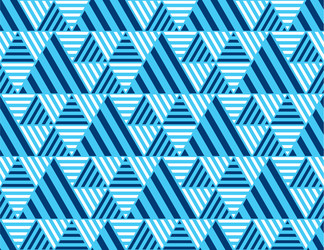 Summer sea blue geometry seamless pattern Vector Image